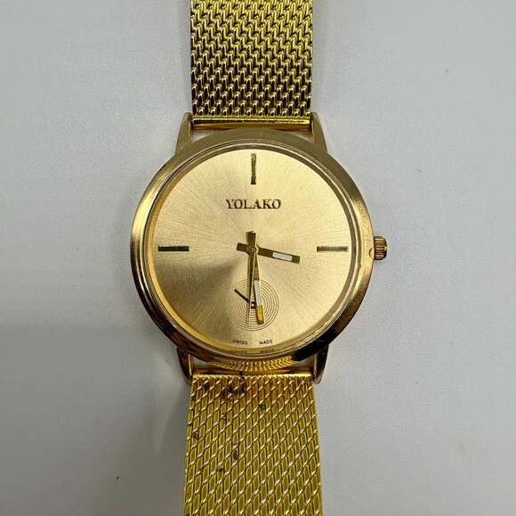 YOLAKO | Accessories | Yolako Yk19 Casual Quartz Watch Gold | Poshmark